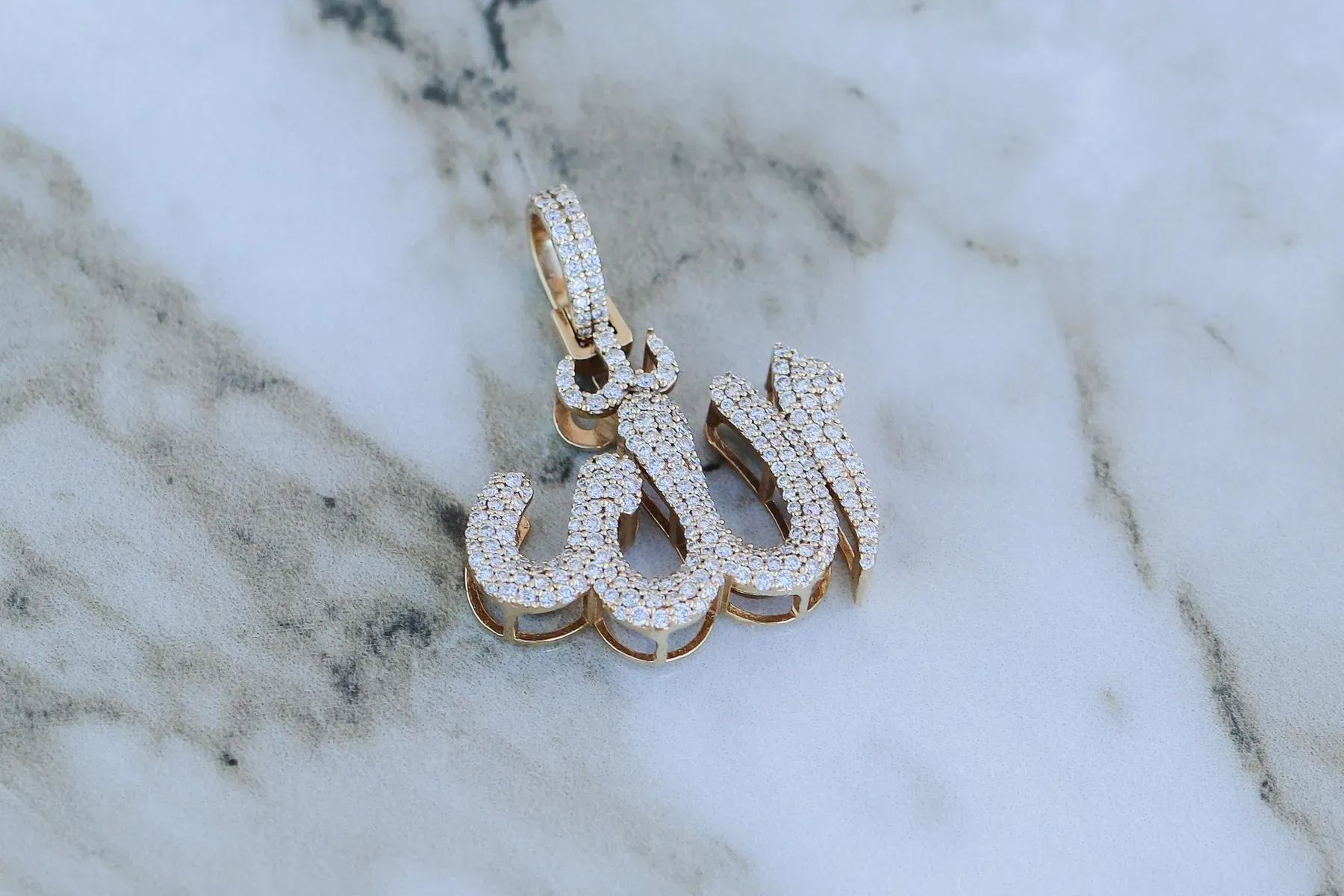 Illuminate Your Style with the DIA ALLAH Pendant by Canadian Diamond Boyz