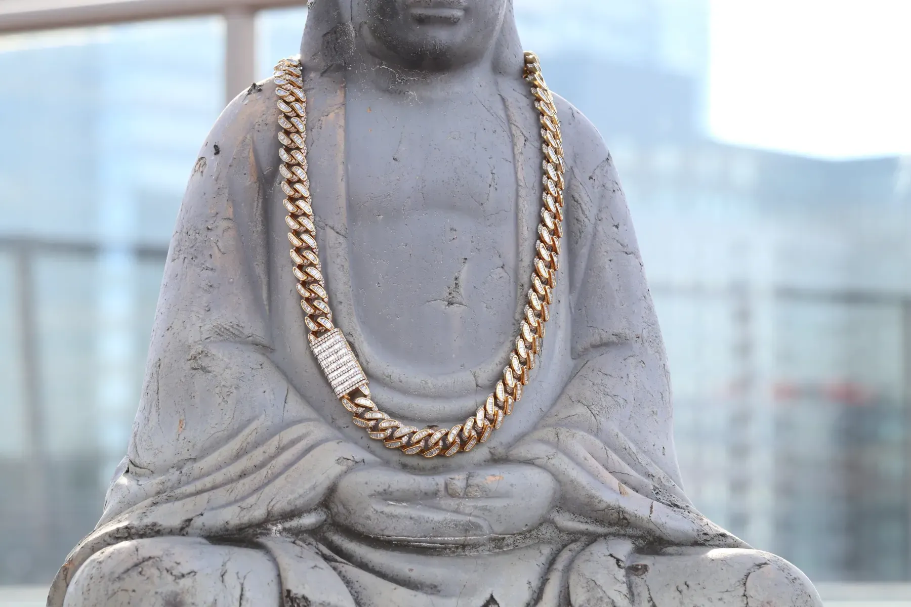 Unveiling the Miami Cuban Link Baguette Diamond Chain by Canadian ...