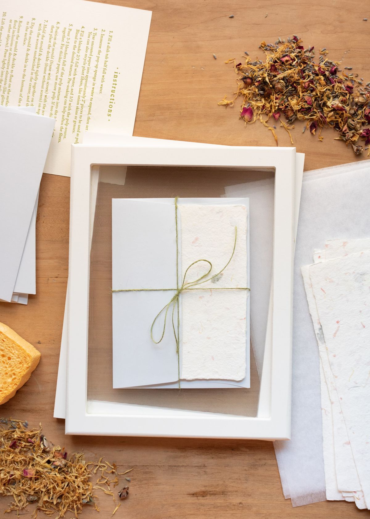 Papermaking Kit – Recycle & Create Handmade Paper at Home | Oblation
