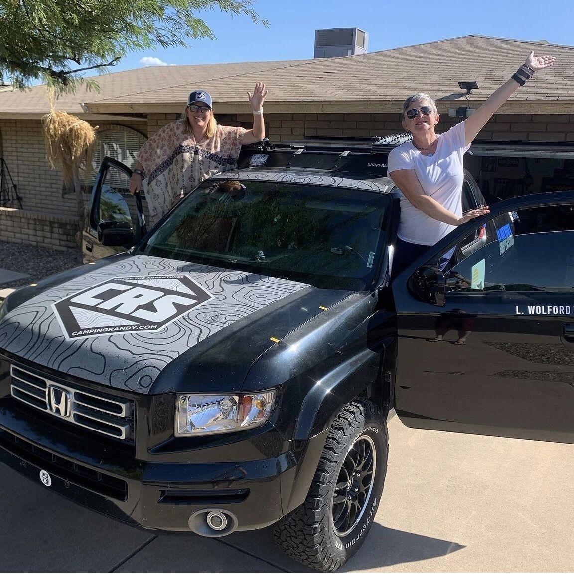 HONDA RIDGELINE SHIPROCK HEADACHE RACK by TUWA - Fits 2016 to 2023