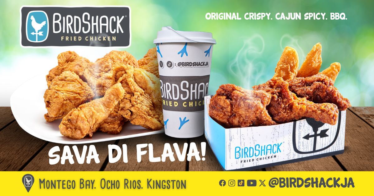 BirdShack Jamaica Menu